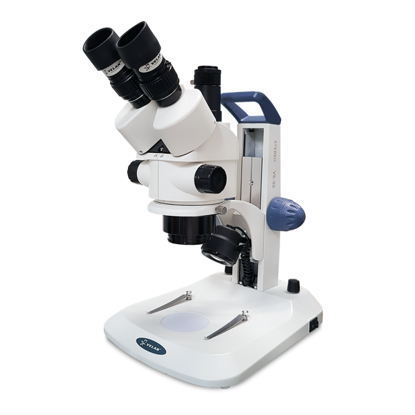 VE-S5 Stereoscopic Trinocular Microscope with Zoom System – velabco